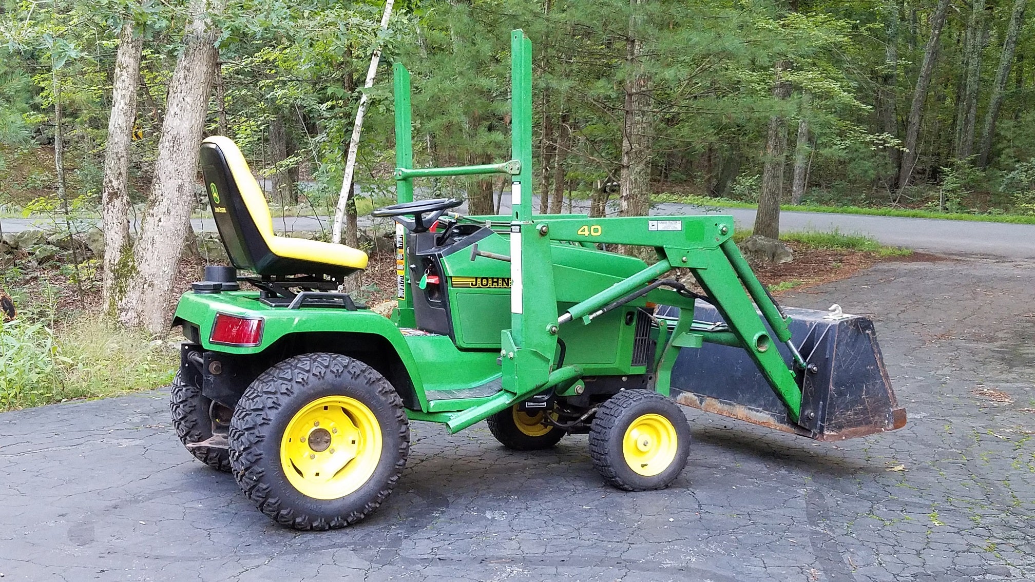 John Deere 425 And Loader Sell Together Or Separate MA Green
